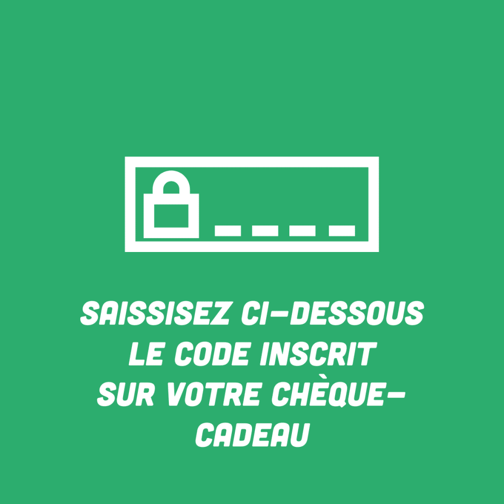 Utiliser un chèque-cadeau - SENSAS Vannes